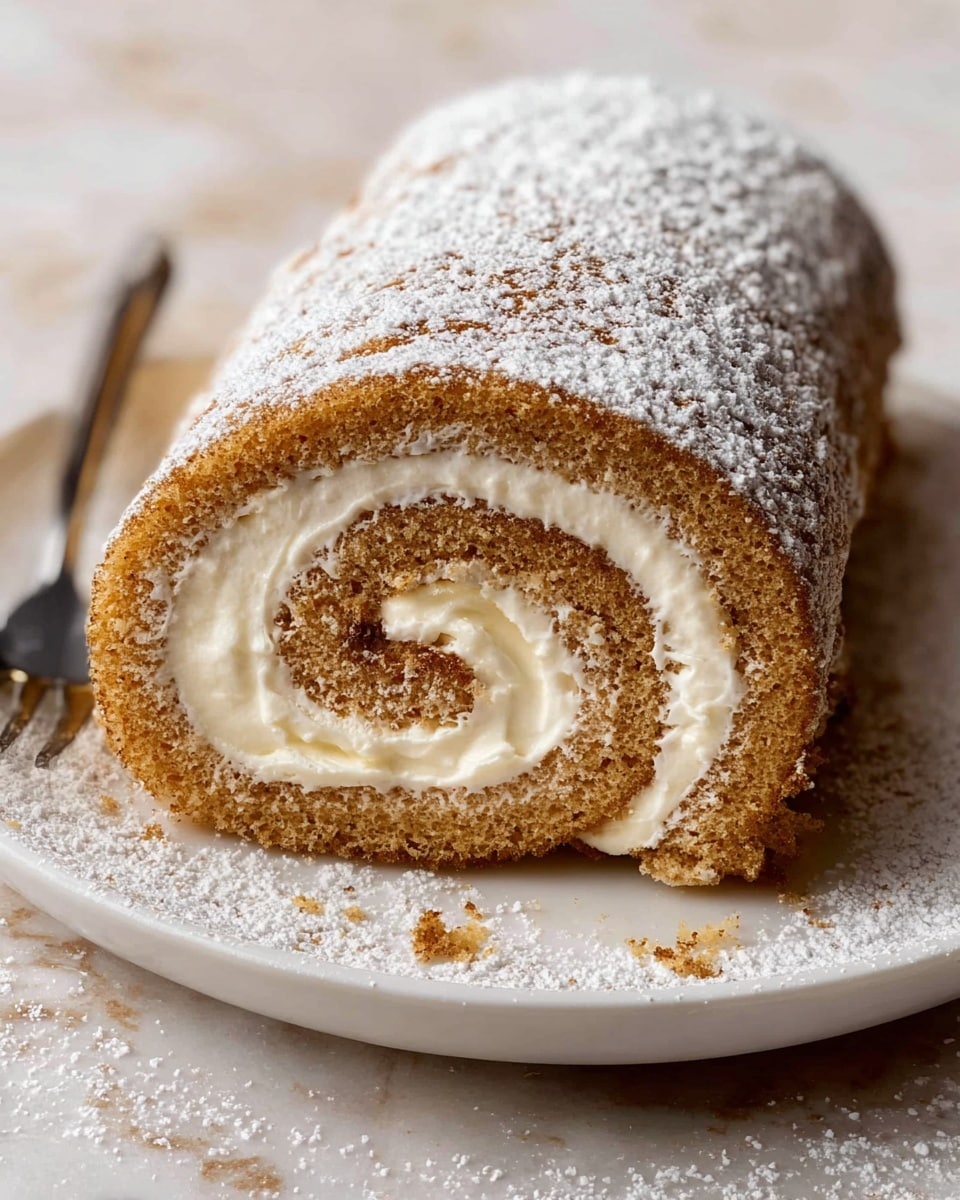 Fall Pumpkin Spice Roll Cake – Irresistible Autumn Dessert